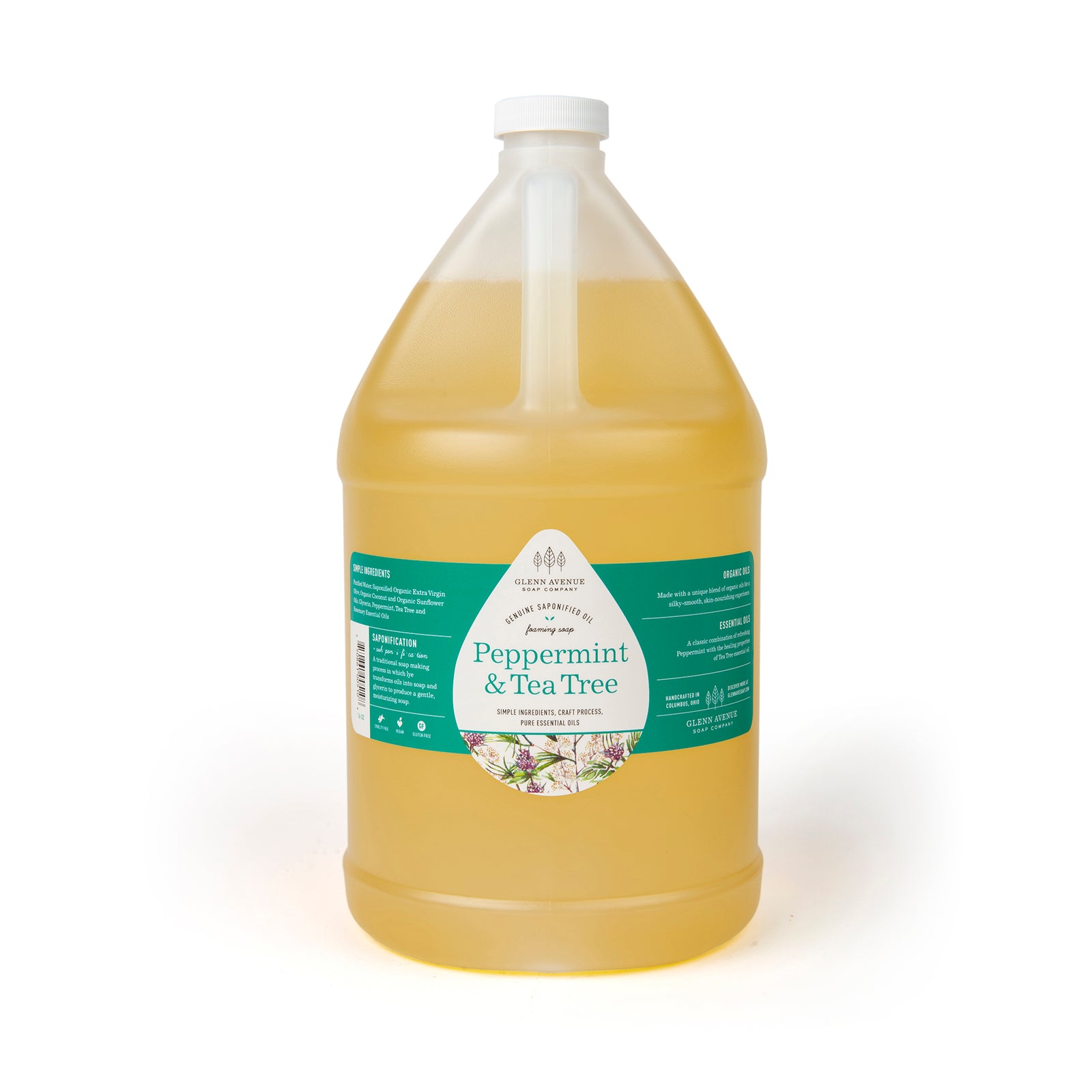 Peppermint & Tea Tree Foaming Hand Soap | Glenn Avenue Soap, Ohio